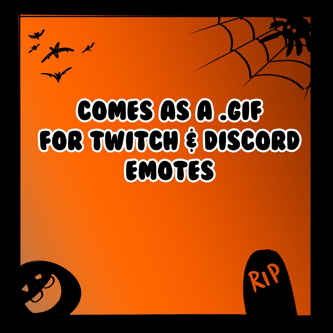 Dancing Skeleton Emote, Animated Twitch Emote, Halloween Emotes, Twitch ...