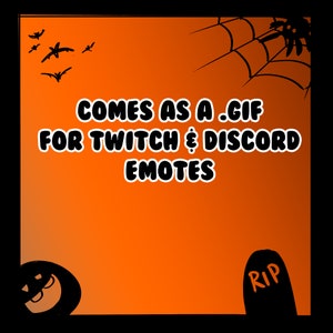 Dancing Skeleton Emote, Animated Twitch Emote, Halloween Emotes, Twitch ...