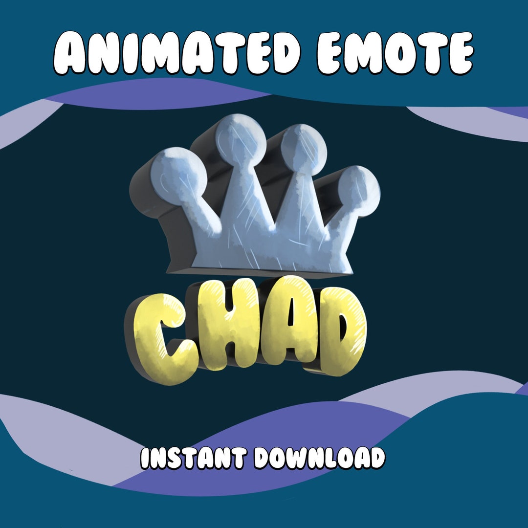 Animated Emote, Chad Emote, Twitch Emotes, Discord Emotes, Sub Emotes ...