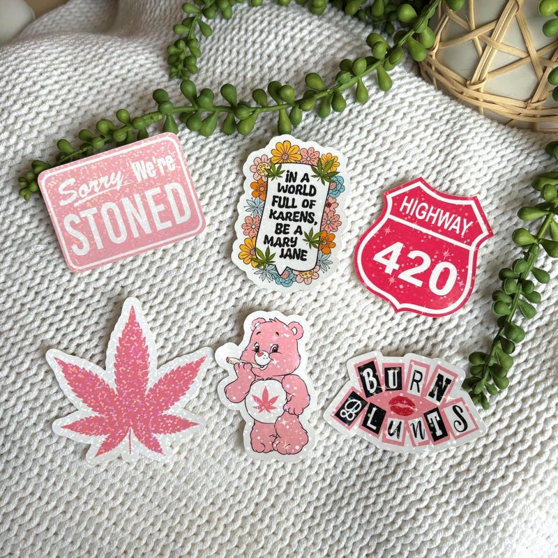 Weed Stickers and Decals - Etsy