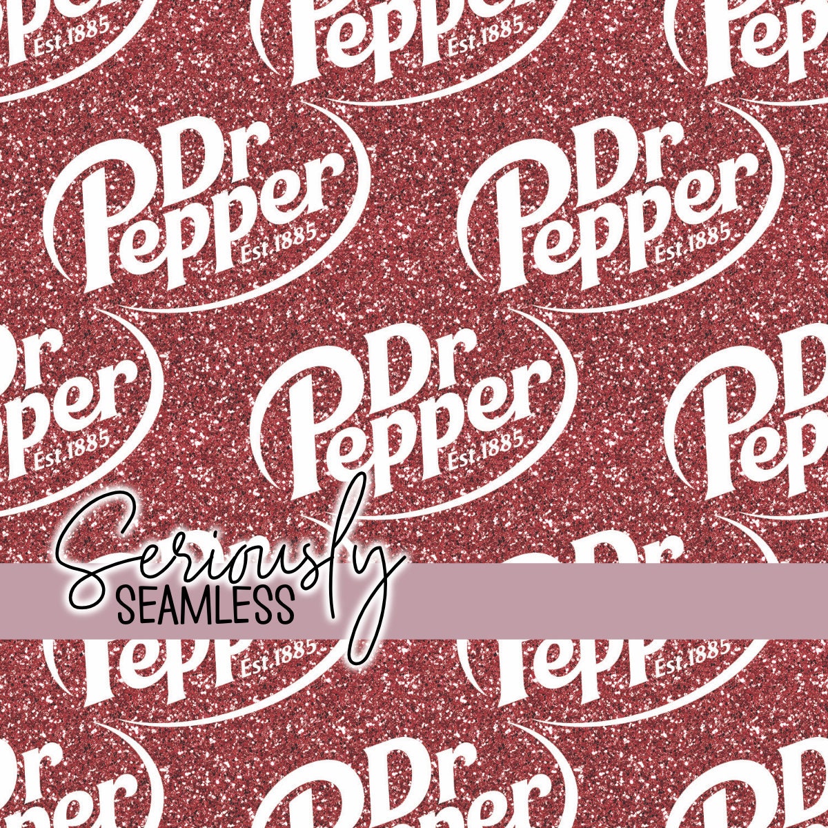 Glitter Dr Pepper Seamless File Clip Art & Image Files Scrapbooking ...