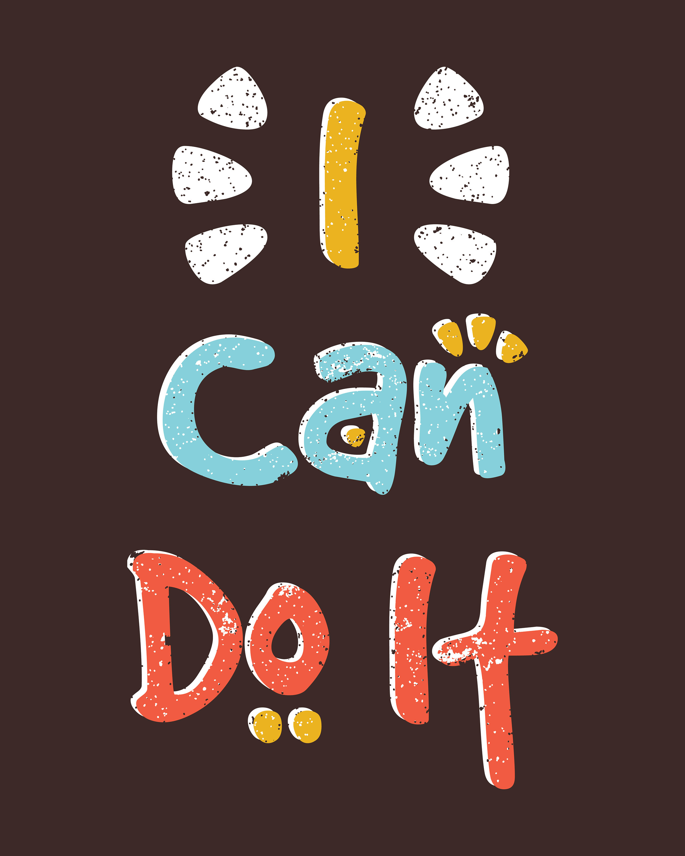 I Can Do It Poster, Inspirational Poster, Home Decor, Printable Poster ...