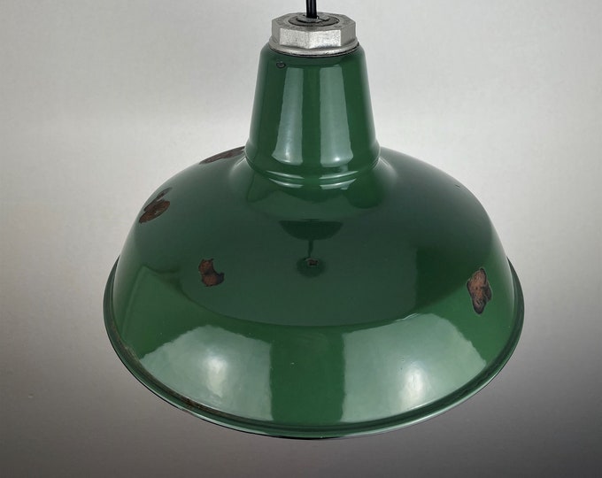 Well Worn Salvaged 1930-40's Factory Industrial Green Benjamin 12 ...