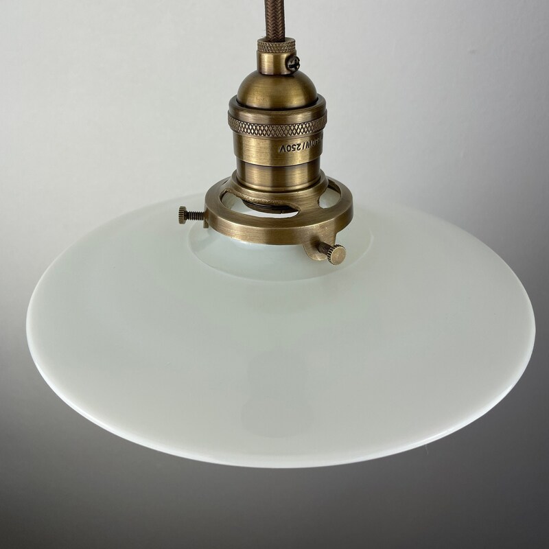 Glass Disc Pendant - Etsy