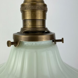 Pair of Rare Ivanhoe 1920's White Milk Glass 9" Shades Now a Pair of ...