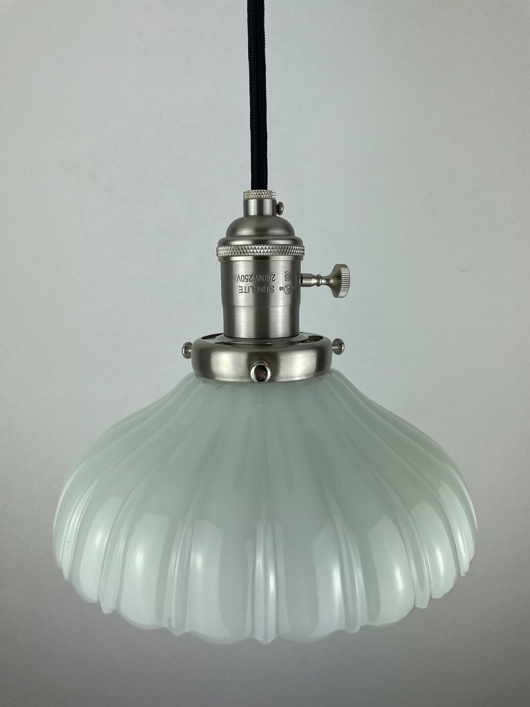 Antique off White Translucent Milk Glass 7 Shade Now a - Etsy