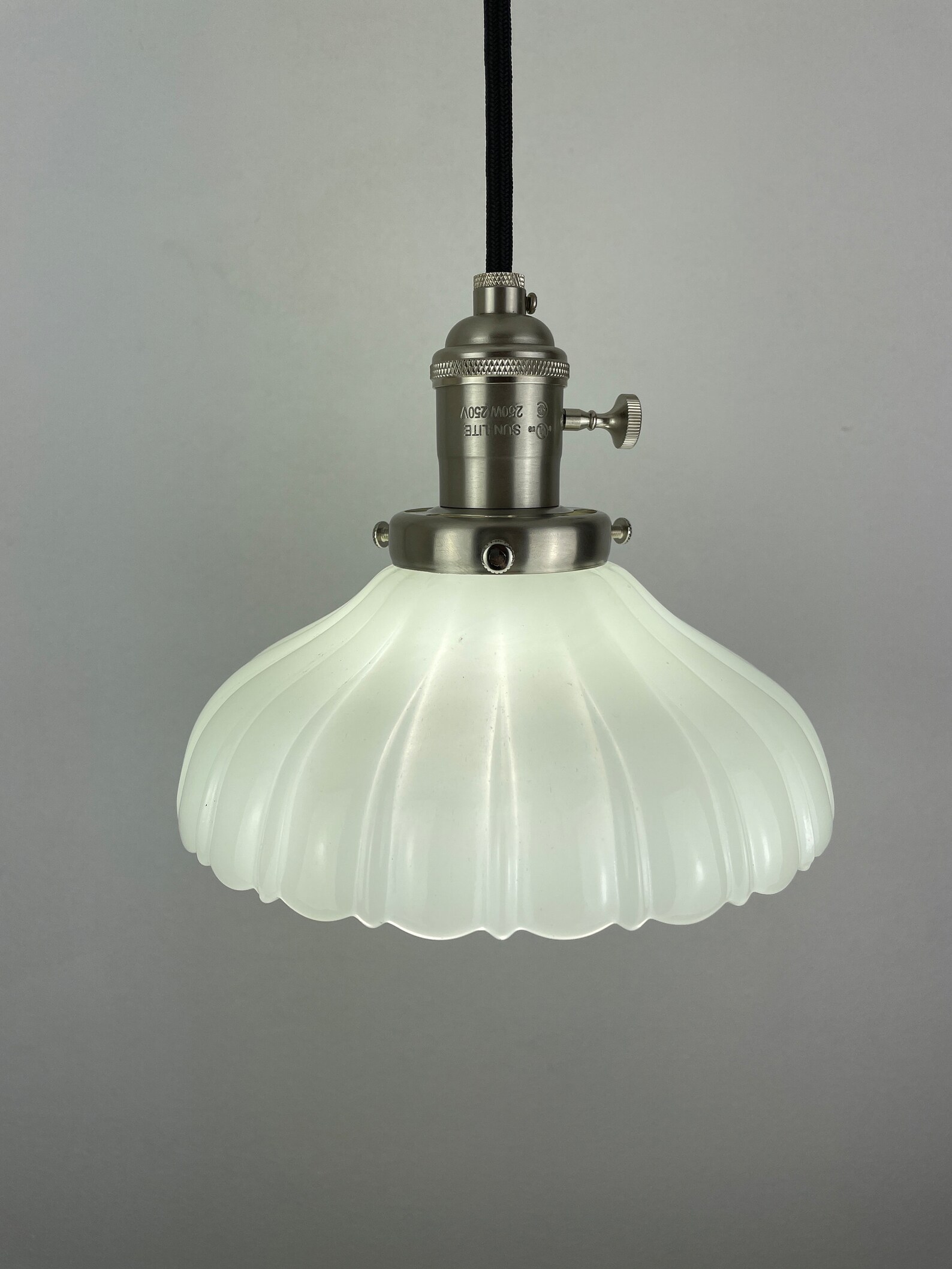 Antique off White Translucent Milk Glass 7 Shade Now a - Etsy