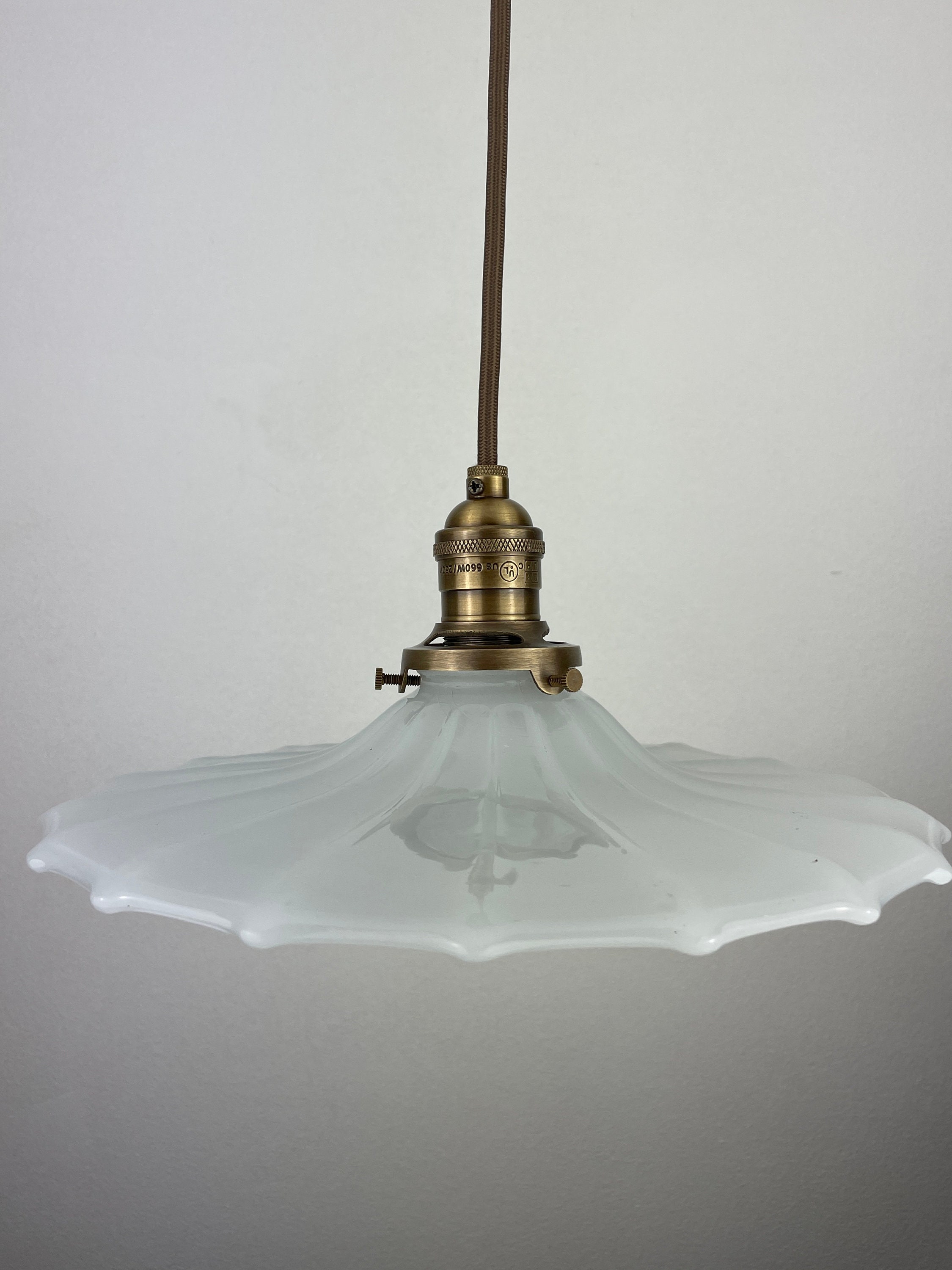 Rare Find Antique Large 1920's off White Translucent Milk - Etsy