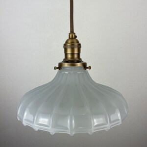 Antique off White Translucent Milk Glass 8 3/4 Shade Now - Etsy