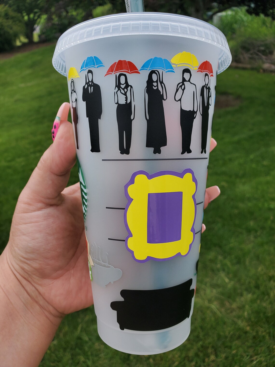 Friends Starbucks Cup Central Perk Starbucks Tumbler | Etsy