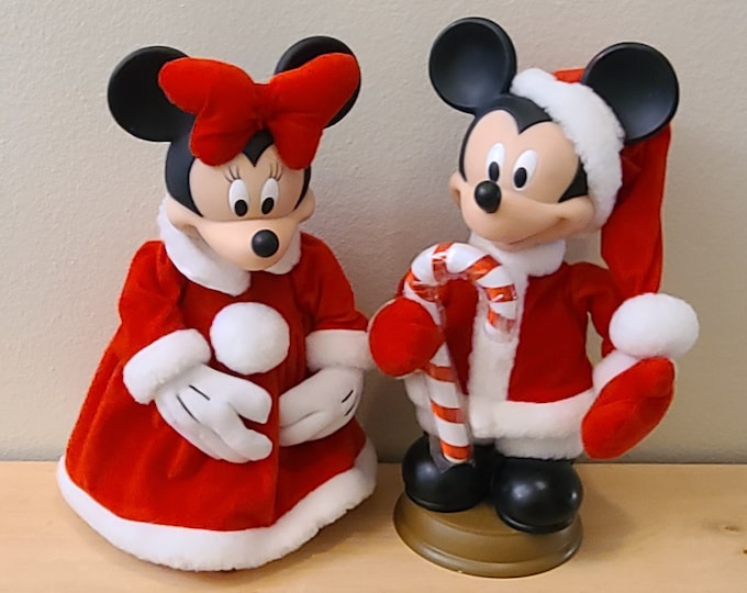 1996 Animatronic Disney's Mickey & Minnie Mouse Christmas Displays ...