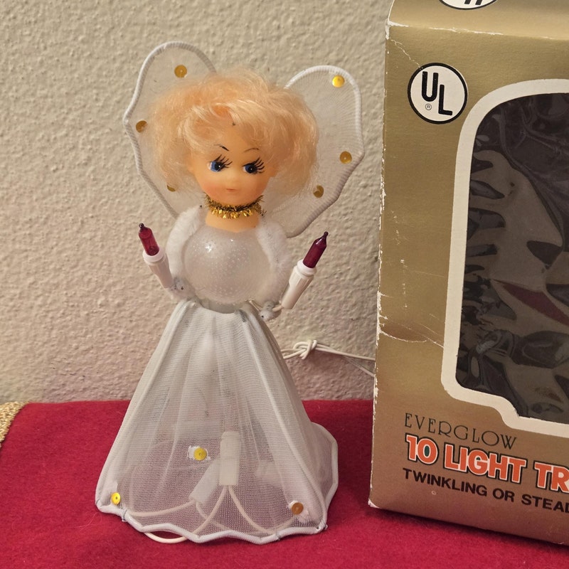 80s Angel Tree Topper - Etsy