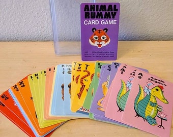 Vintage Animal Rummy - Etsy
