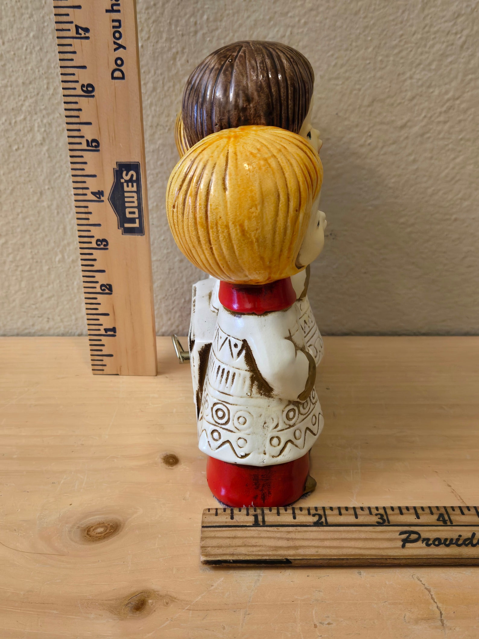 1950's Carolers Wind-up Music Box-silent Night-vintage Christmas ...
