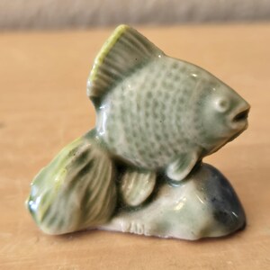 3pc 1970's Vintage Wade England Whimsies Red Rose Tea Tropical Fish ...
