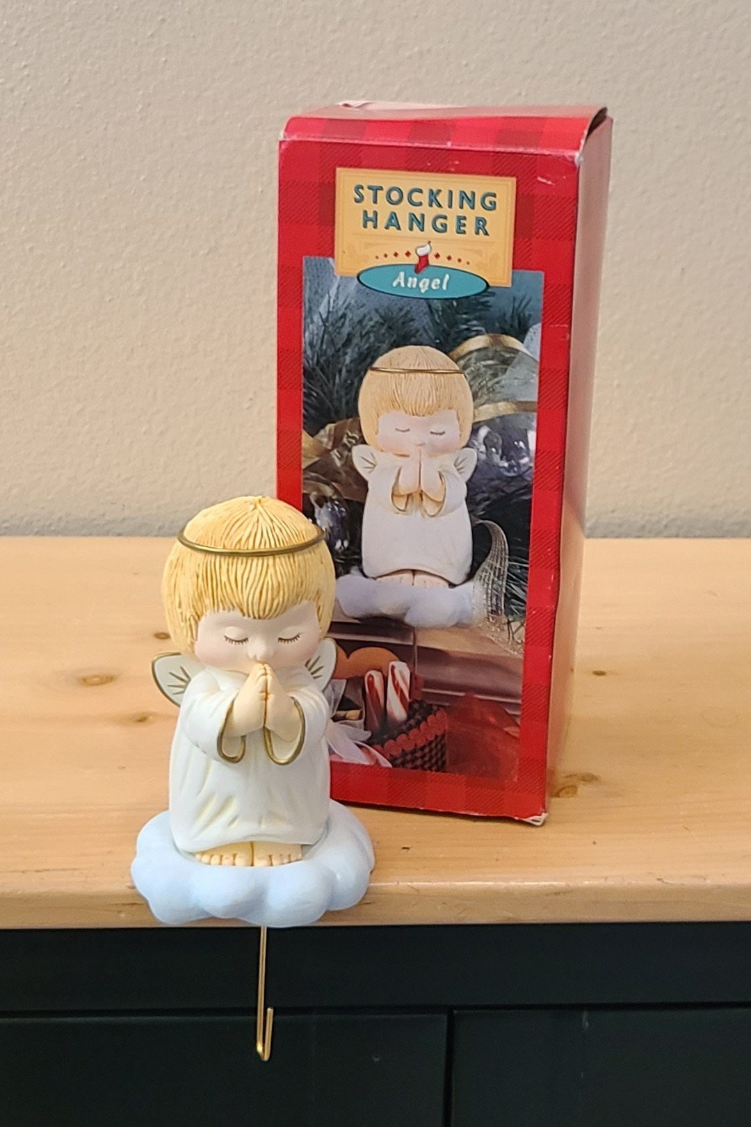 1980's Hallmark Praying Angel Stocking Hanger-stocking Holder-christmas ...