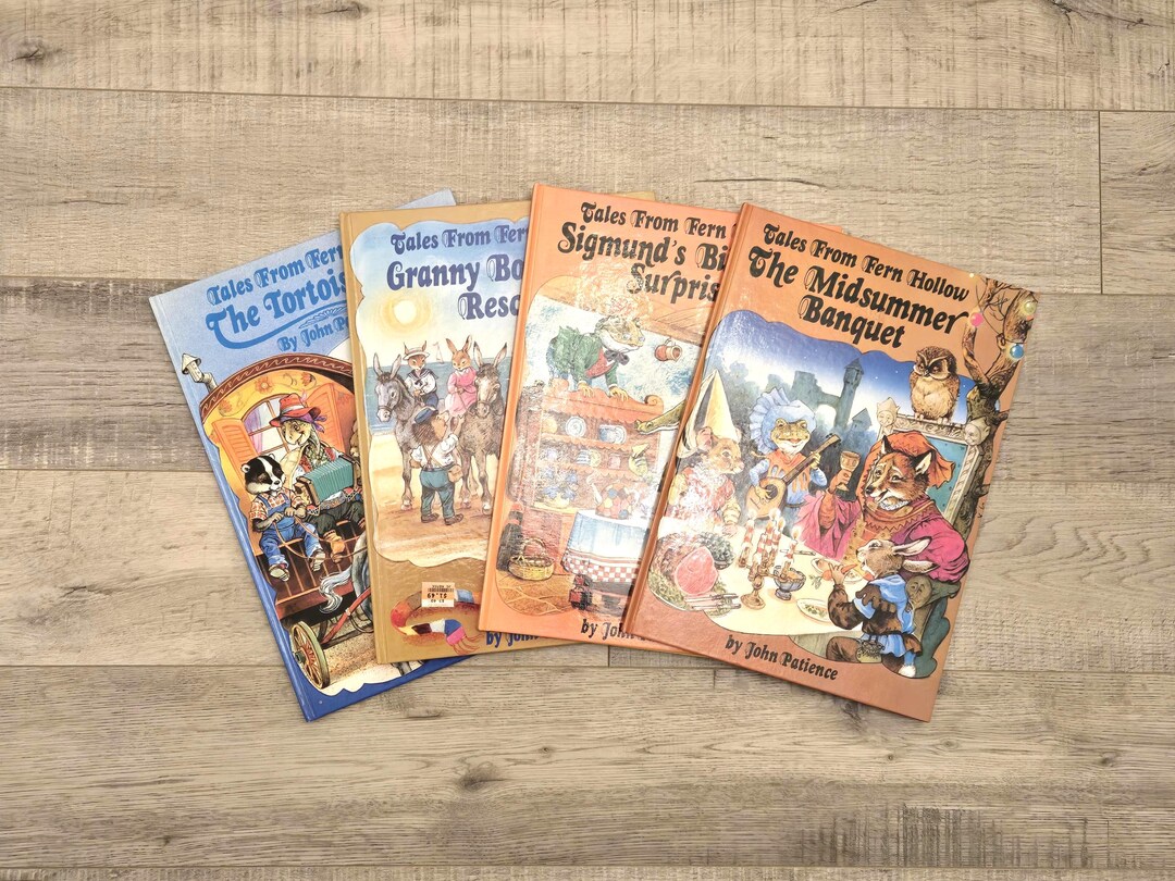 4 Vintage Tales From Fern Hollow Hardcover Books-midsummer Banquet ...