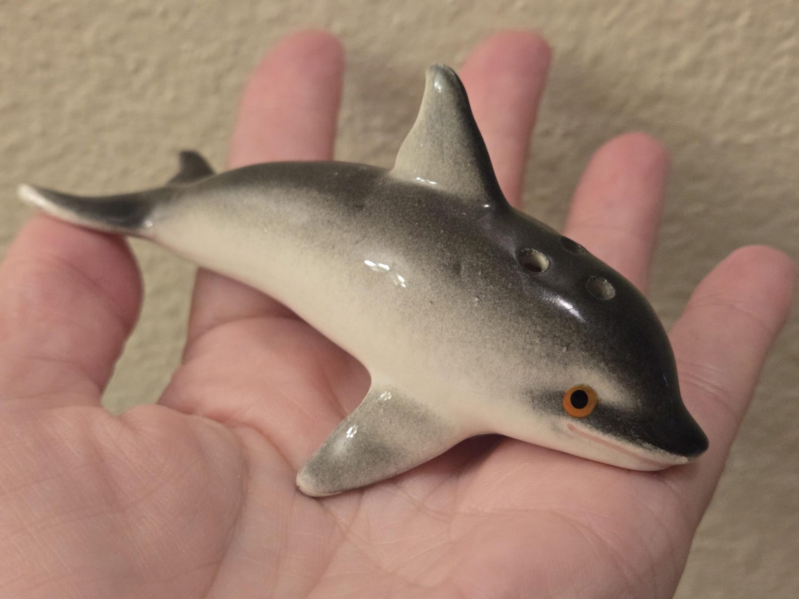 1950's Dolphin Salt & Pepper Shakers-vintage Shakers-ocean-sea Life ...