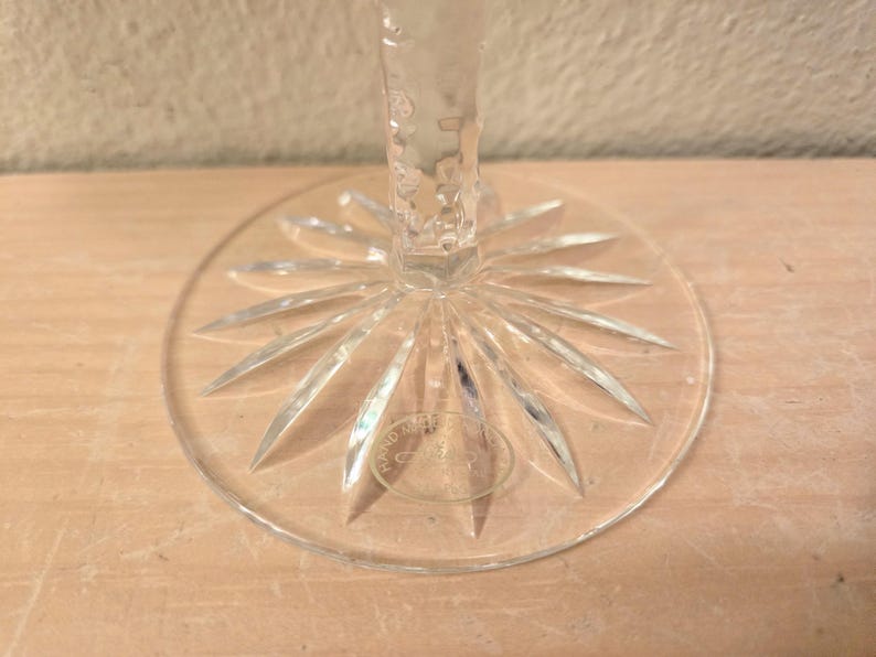 CHOICE AJKA Crystal Arabella Stemware Hock Wine Glass-goblet-cobalt ...