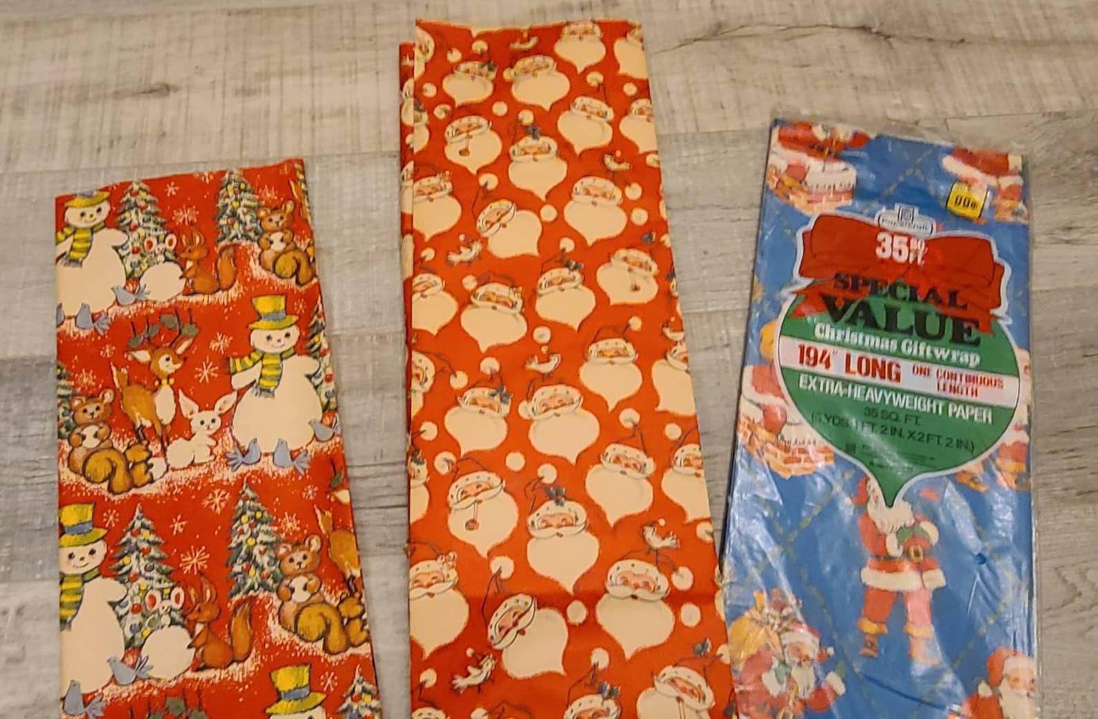 1960's Vintage Christmas Gift Wrap-wrapping Paper-vintage - Etsy