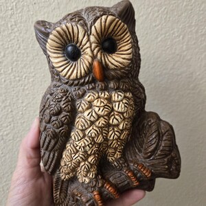 1970's Owl Plaque Wall Hanging-owl Wall Decor-mid Century Modern-cabin ...