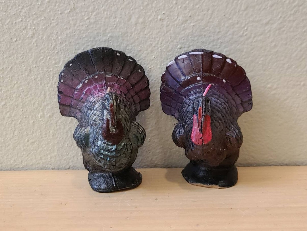 4" Gurley Turkey Candles-thanksgiving-novelty Candle-vintage ...