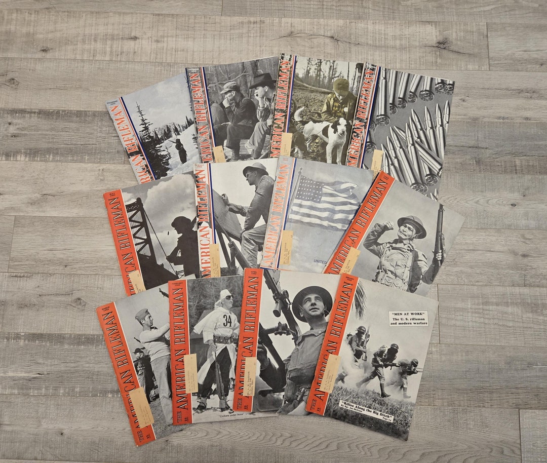 Complete 12 Set 1943 American Rifleman Magazines-ww2-world War Ii ...