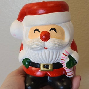 1970's Santa Tea Light Candle Holders-vintage Christmas-christmas Decor ...