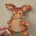 1960's 3pc Dennison Easter Bunny & Chick Cut Out Die Cut-vintage Easter ...