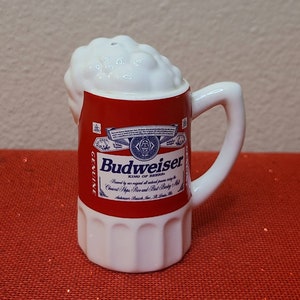 1999 Budweiser Salt & Pepper Shakers-anheuser Busch-enesco-beer Stein ...