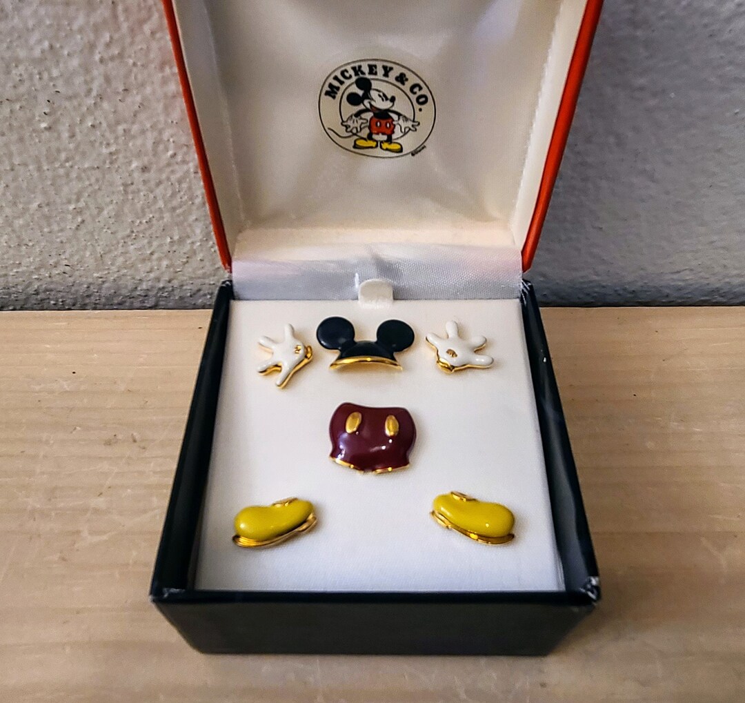 Vintage Napier Mickey Mouse Scatter Pin Set-lapel Pin-enamel Pin-brooch ...