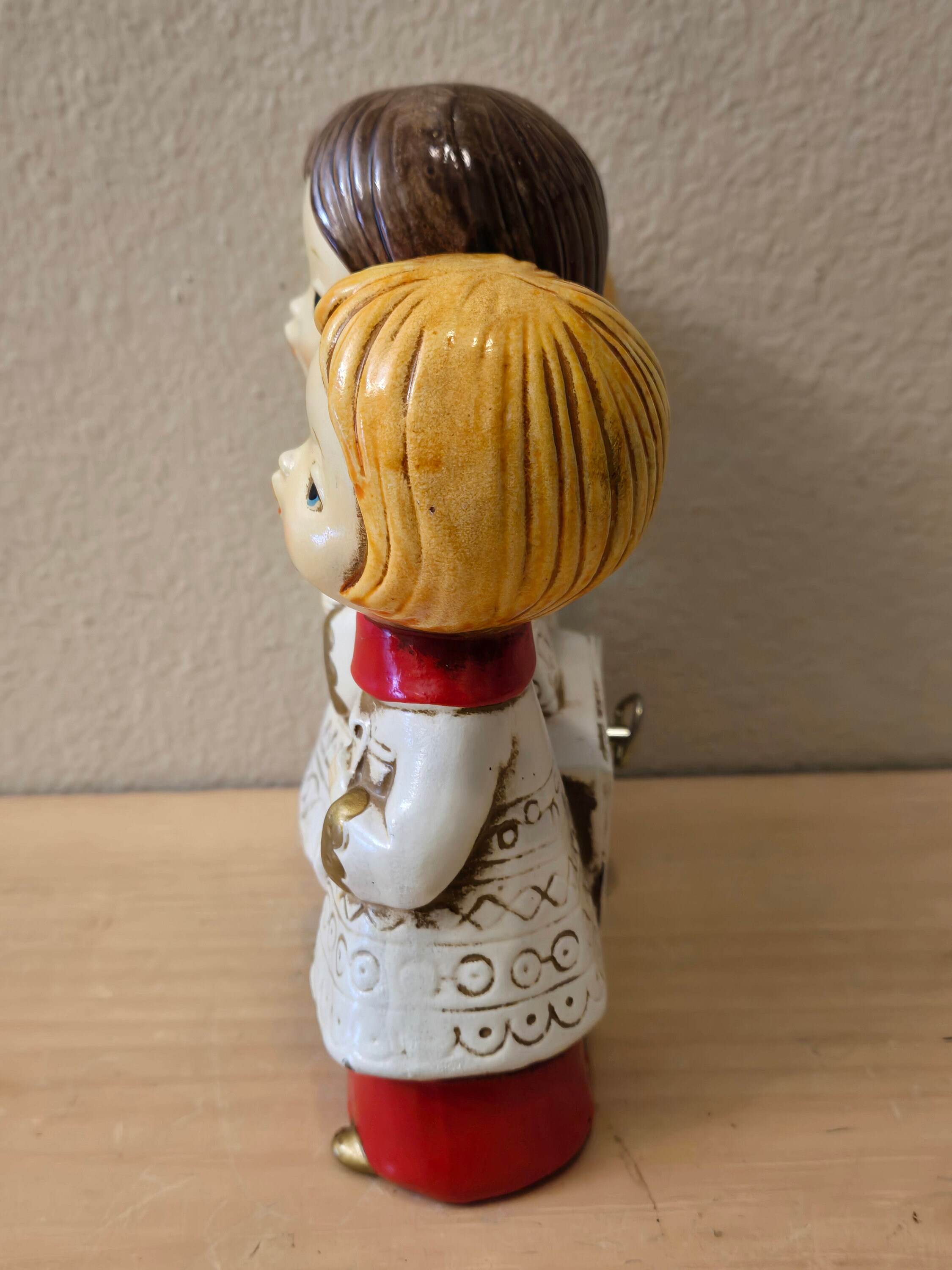 1950's Carolers Wind-up Music Box-silent Night-vintage Christmas ...