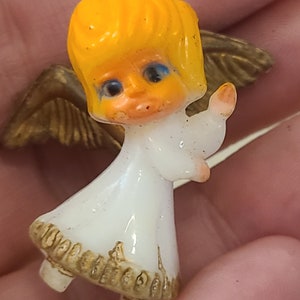 19pc 1960's 1" Miniature Plastic Angel Figurines-vintage Christmas-mcm ...
