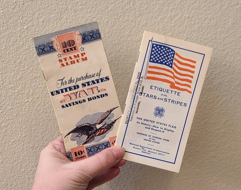 Vtg Patriotic Paper Ephemera-wwii-west Point-president-independence Day ...