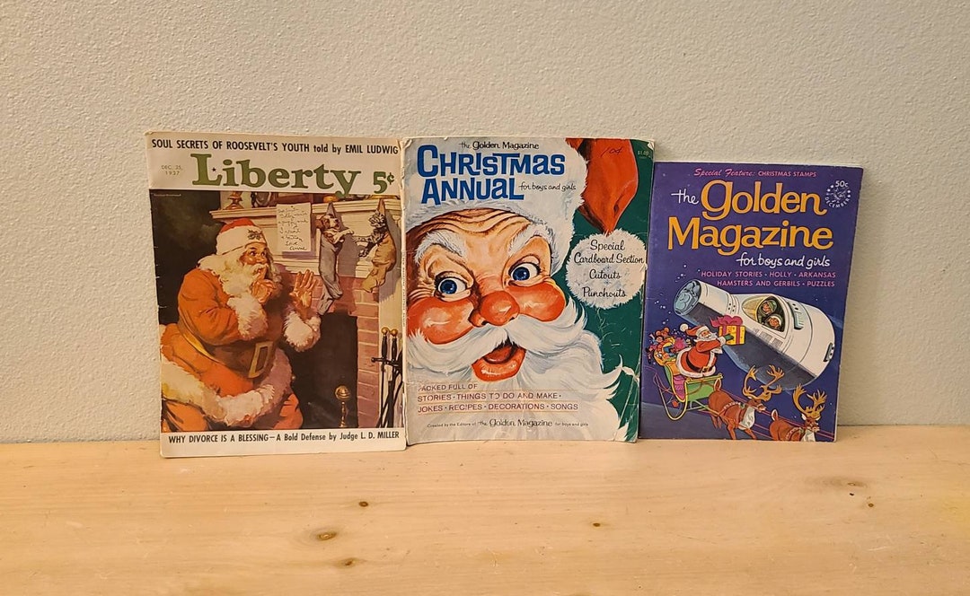 Vintage Christmas Magazines-christmas Ephemera-christmas Decor-junk ...