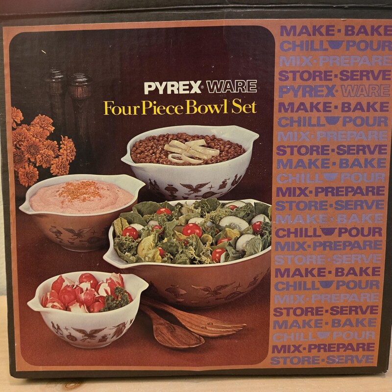 Pyrex Bowl Set - Etsy