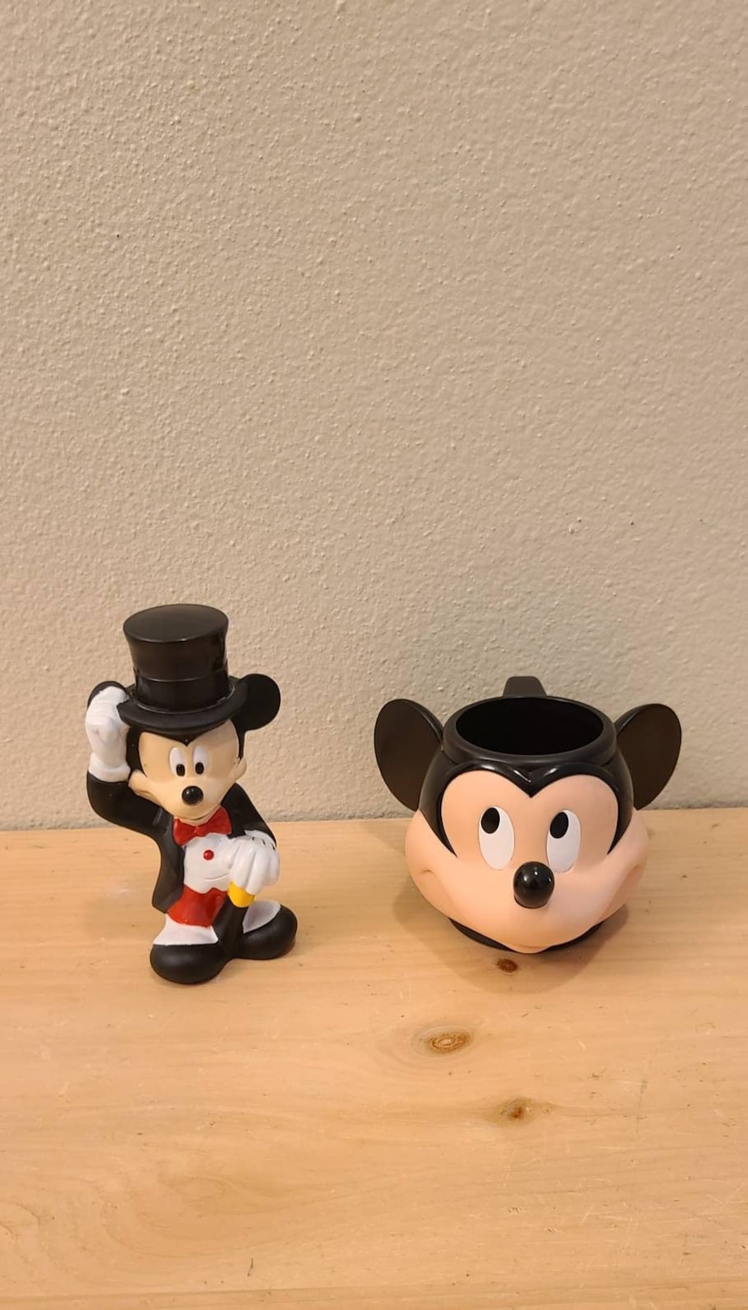 Vintage Disney's Mickey Mouse Collectibles-mickey Mug-mickey Bubbles ...