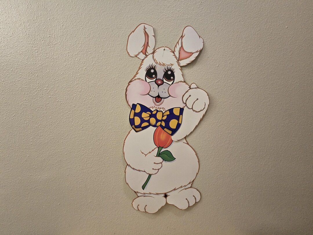 Vintage Beistle Easter Bunny Die Cut-vintage Easter-rabbit-easter ...