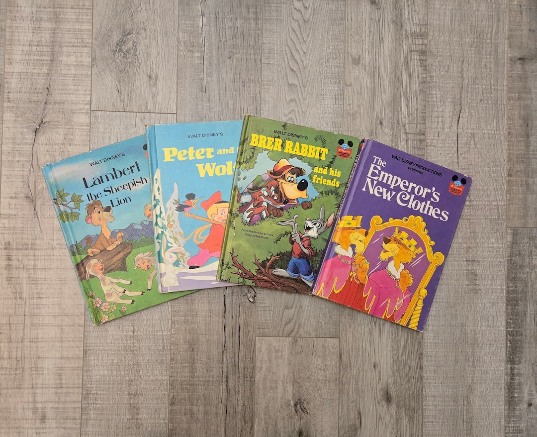 Vintage 4pc Disney Wonderful World of Reading Books-brer Rabbit ...