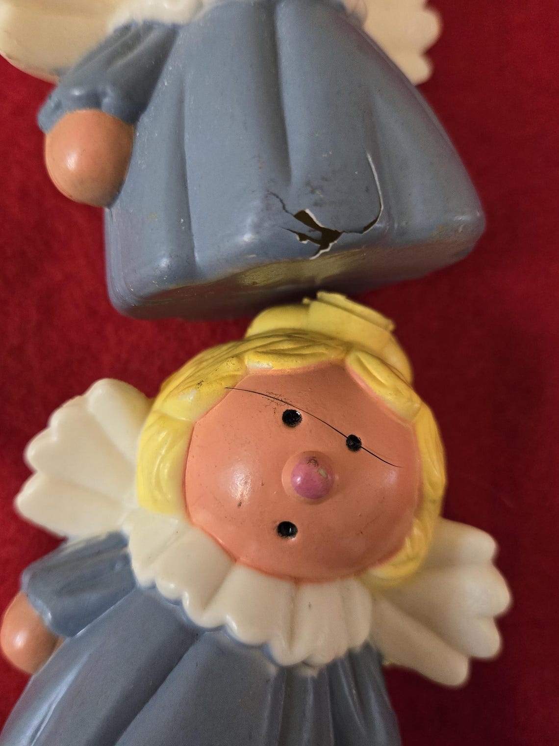 6 Vintage Blow Mold Angel Christmas Light Covers-christmas Decor ...