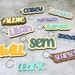 Kids Backpack Name Tags - Back to School, Personalized Keychain ...