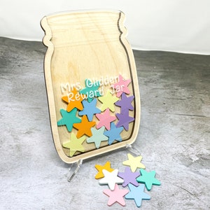 Personalized Kids Reward Jar, Classroom Reward Jar, Behavior Jar ...