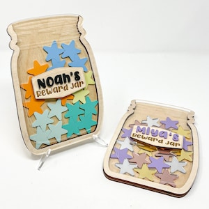 Personalized Kids Reward Jar, Chore Jar, Classroom Reward Jar, Kindness ...