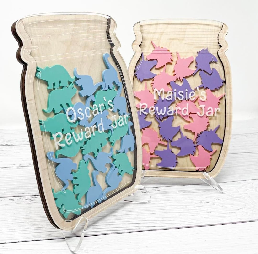 Personalized Reward Jar for Kids, Star Jar, Classroom Reward Jar, Good ...
