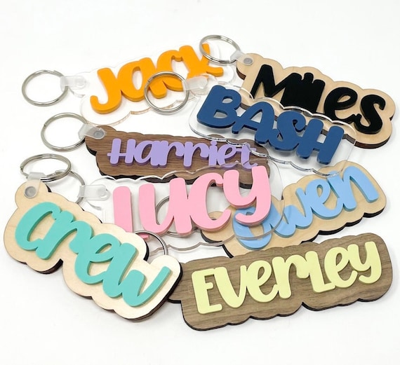 Kids Backpack Name Tags Back to School Personalized - Etsy