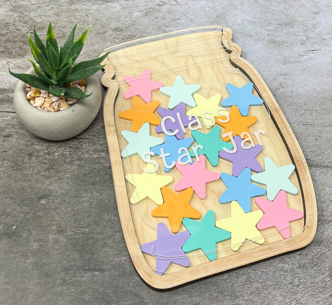 Classroom Reward Jar - Teacher Reward Jar - Custom Reward Jar - Class ...