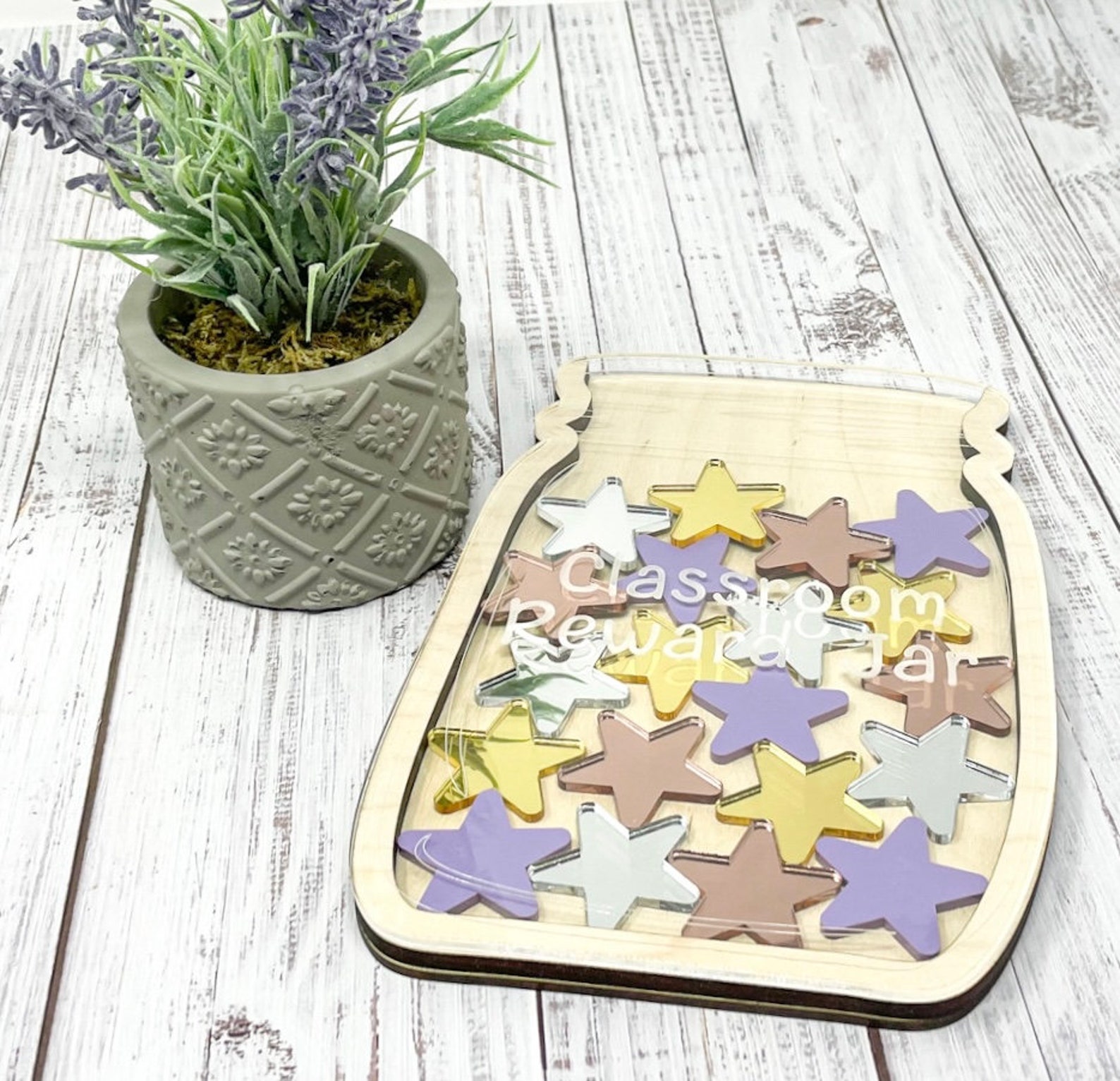 Classroom Reward Jar Teacher Reward Jar Custom Reward Jar - Etsy