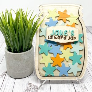 Personalized Kids Reward Jar, Chore Jar, Classroom Reward Jar, Kindness ...