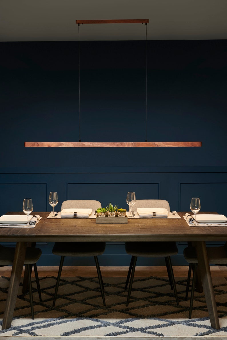 Fyra Oval Linear Suspension Chandelier Pendent Chandelier - Etsy