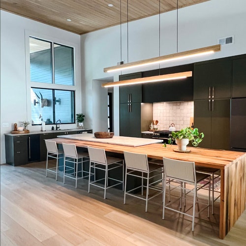 Alpine Linear Suspension Pendent Light Modern Chandelier - Etsy